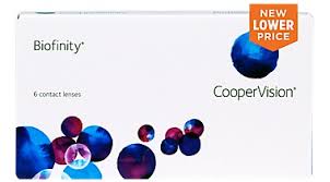 biofinity 6 φακοί επαφής Σιλικόνης Υδρογέλης